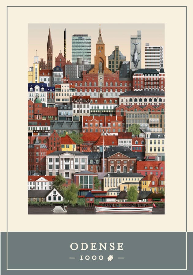 Martin Schwartz Odense Jigsaw 1000 Pieces