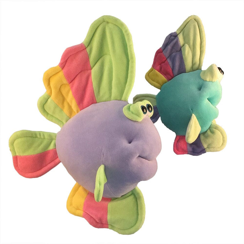 Plush Rainbow 'Bout Fish Soft Sculpture
